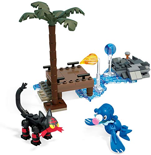 Mega Construx Pokemon Litten vs. Popplio Building Set