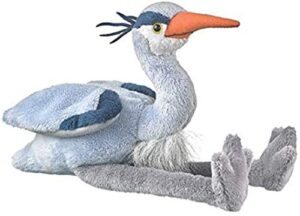 wildlife artists great blue heron plush toy 11" h