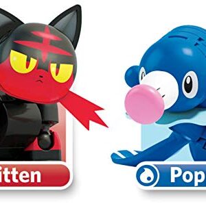 Mega Construx Pokemon Litten vs. Popplio Building Set