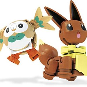 Mega Construx Pokemon Rowlet Vs. Eevee Building Set