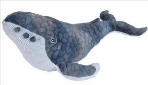 wild republic humpback whale plush, stuffed animal, plush toy, gifts for kids, cuddlekins 20 inches