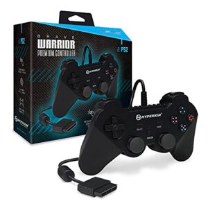 hyperkin “brave warrior" premium controller for ps2 (black)