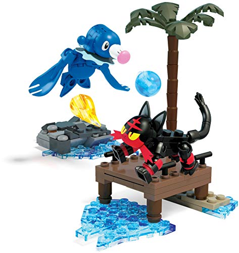 Mega Construx Pokemon Litten vs. Popplio Building Set