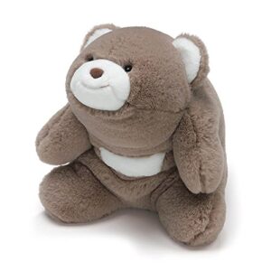 gund snuffles teddy bear stuffed animal plush bear, taupe, 10"