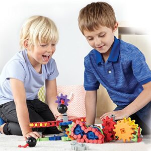 Learning Resources Gears! Gears! Gears! Machines in Motion,116 Pieces, Ages 5+, STEM Toys, Gear Toy, Puzzle, Early Engineering Toys