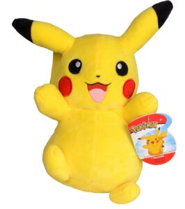 pokémon 8" pikachu plush - officially licensed - generation one - quality soft stuffed animal toy figure - christmas stocking stuffer gift for kids, boys, girls - 2+