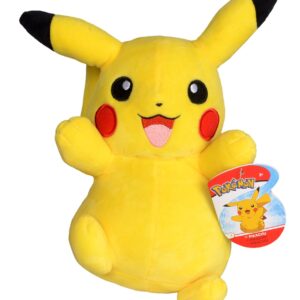 Pokémon 8" Pikachu Plush - Officially Licensed - Generation One - Quality Soft Stuffed Animal Toy Figure - Christmas Stocking Stuffer Gift for Kids, Boys, Girls - 2+