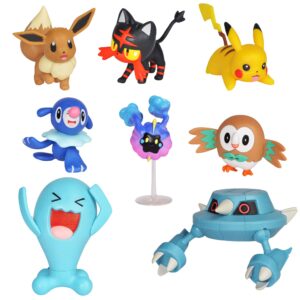 pokémon 97263 mega battle action figure (pack of 8)