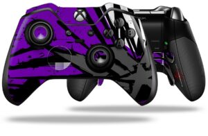 baja 0040 purple - wraptorskinz decal style vinyl skin wrap compatible with xbox one elite wireless controller (controller not included)