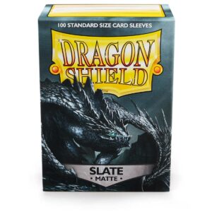 Arcane Tinman AT-11027 Dragon Shield Sleeves: Matte Slate (100)