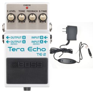 boss te-2 tera echo bundle w/boss psa-120s2 power supply