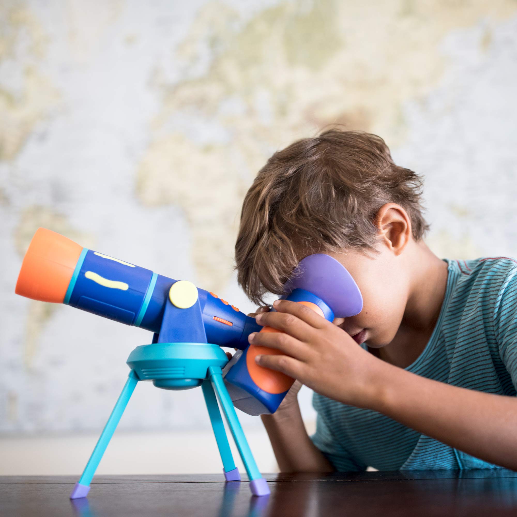 GeoSafari Jr. Talking Telescope STEM Toy, Preschool Science, Gift For Boys & Girls Ages 4+