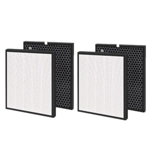 nispira lv-pur131 filter replacement for levoit air purifier lv-pur131 3-in-1 hepa carbon 2 sets