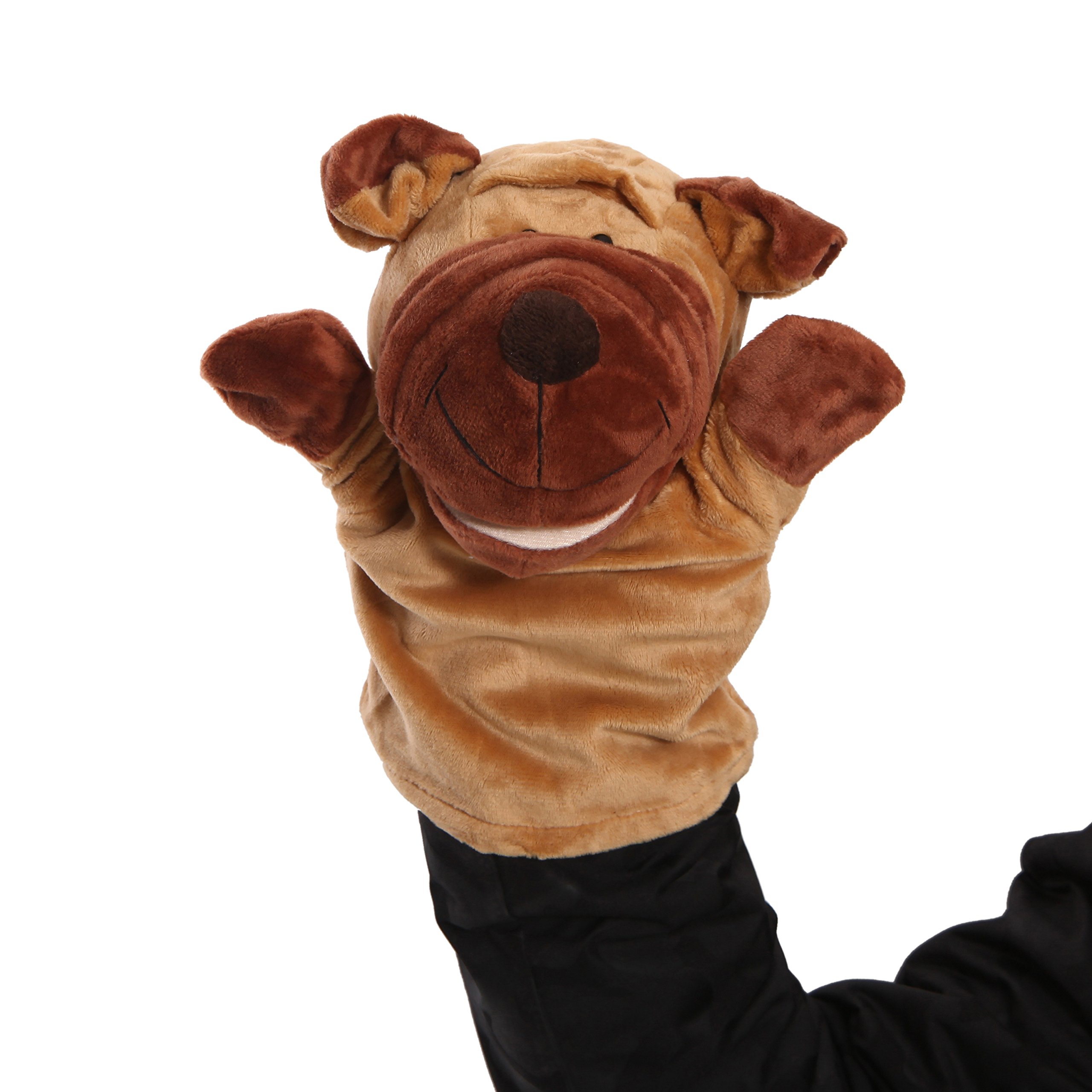 Animal Hand Puppets Set for Kids & Adults - 12.5" Premium Quality Soft Plush Toys with Movable Mouths - Perfect for Storytelling, Teaching, Preschool, Role-Play - Durable, Vibrant, Educational Puppets