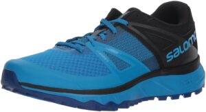 salomon men's trailster trail running shoes, indigo bunting/black/indigo bunting, 10.5