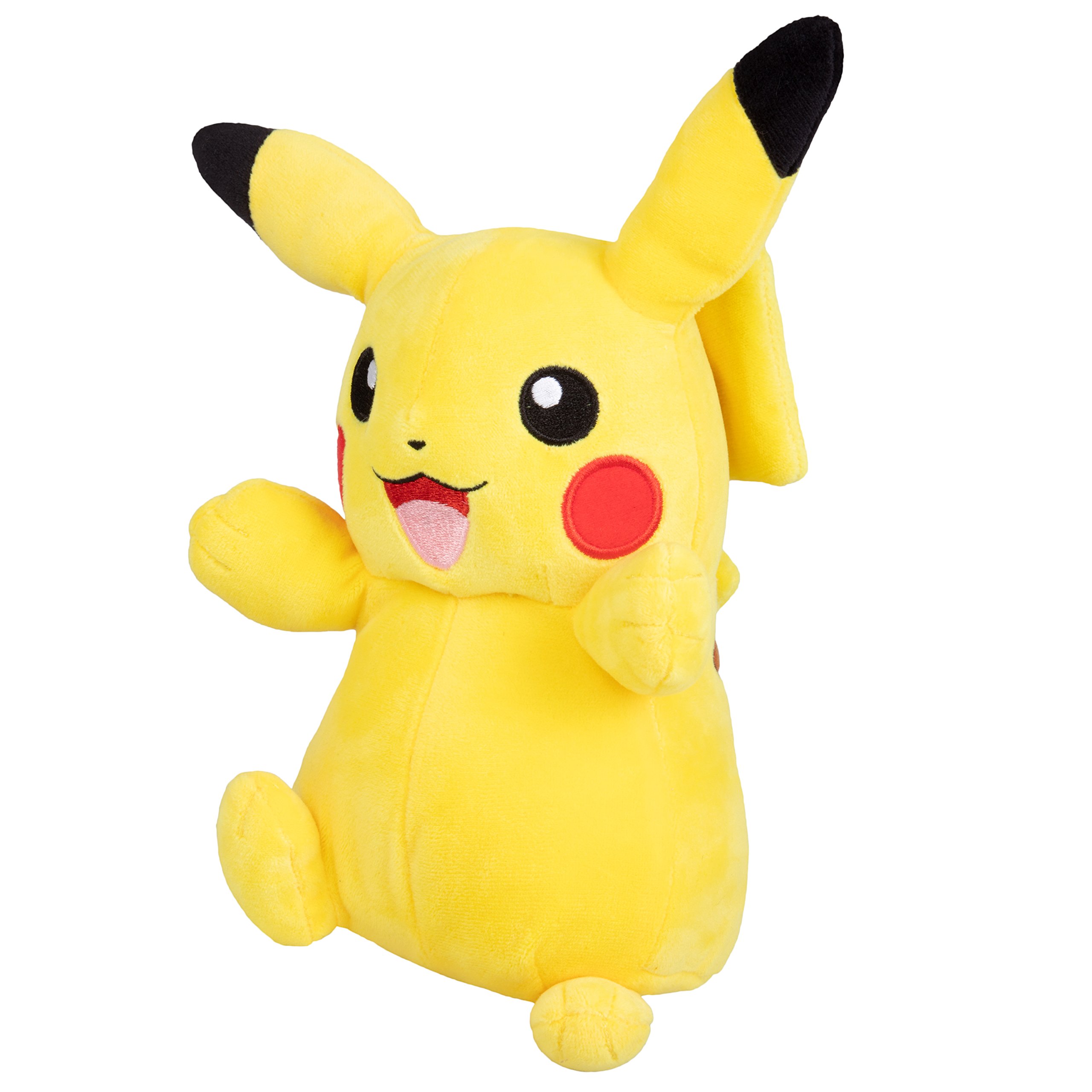 Pokémon 8" Pikachu Plush - Officially Licensed - Generation One - Quality Soft Stuffed Animal Toy Figure - Christmas Stocking Stuffer Gift for Kids, Boys, Girls - 2+