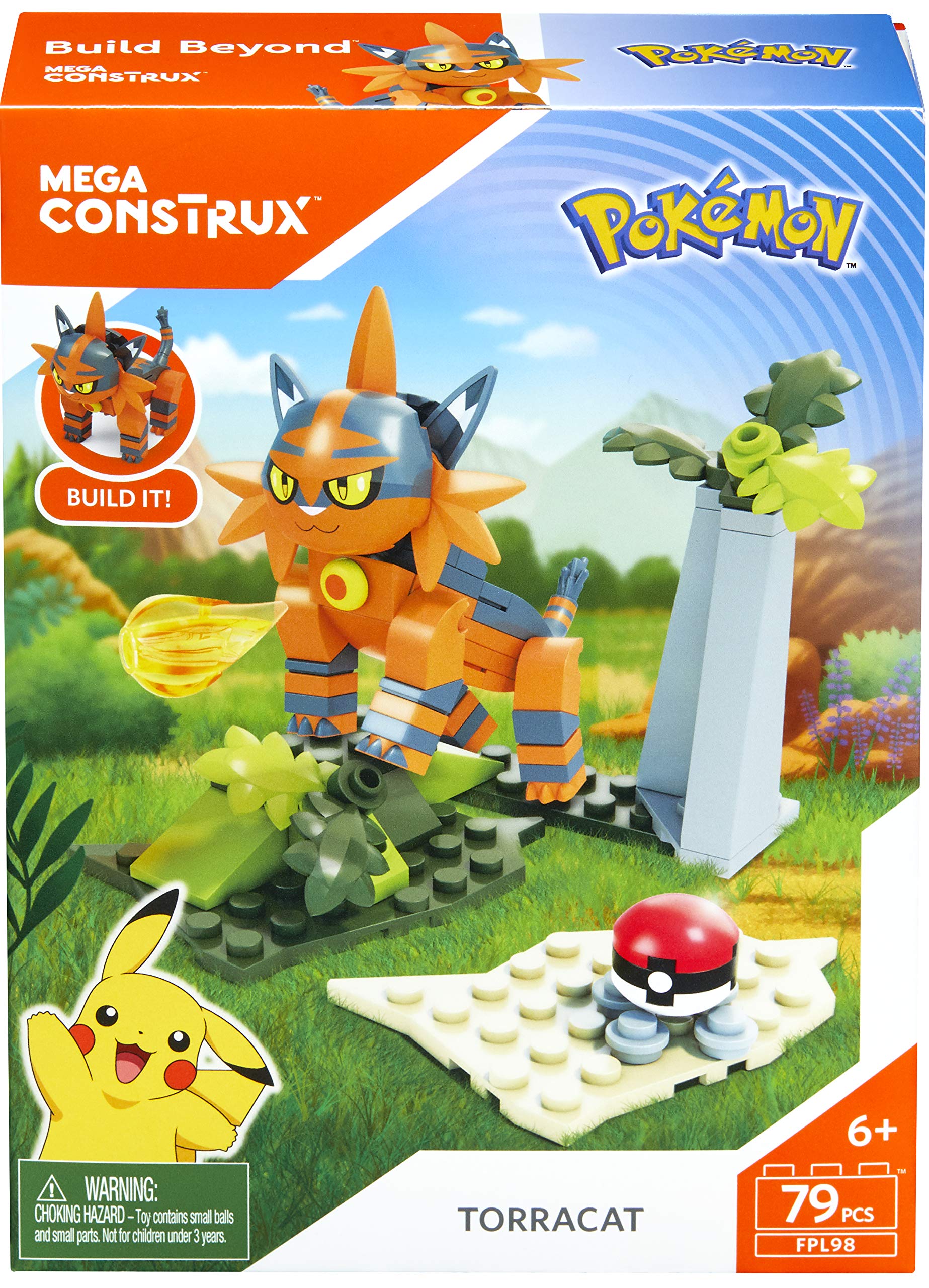 Mega Construx Pokemon Torracat Building Set