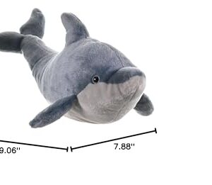 Wild Republic Dolphin Plush, Stuffed Animal, Plush Toy, Gifts for Kids, Cuddlekins 20 inches