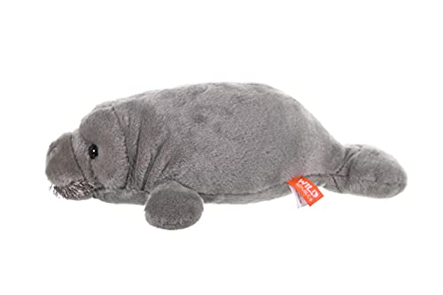 Wild Republic Manatee Plush, Stuffed Animal, Plush Toy, Gifts for Kids, Cuddlekins 10 Inches