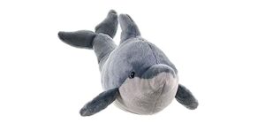 wild republic dolphin plush, stuffed animal, plush toy, gifts for kids, cuddlekins 20 inches