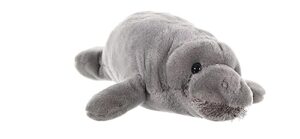 wild republic manatee plush, stuffed animal, plush toy, gifts for kids, cuddlekins 10 inches