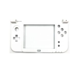 housing hinge bottom middle frame cover shell case for nintendo new 3ds xl ll 2015 verison replacement - white