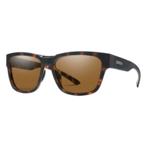 ember chromapop polarized sunglasses, matte tortoise / chromapop polarized brown, smith optics ember chromapop polarized sunglasses