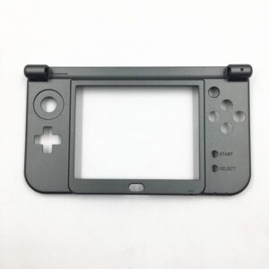 housing hinge bottom middle frame cover shell case for nintendo new 3ds xl ll 2015 verison replacement - gray