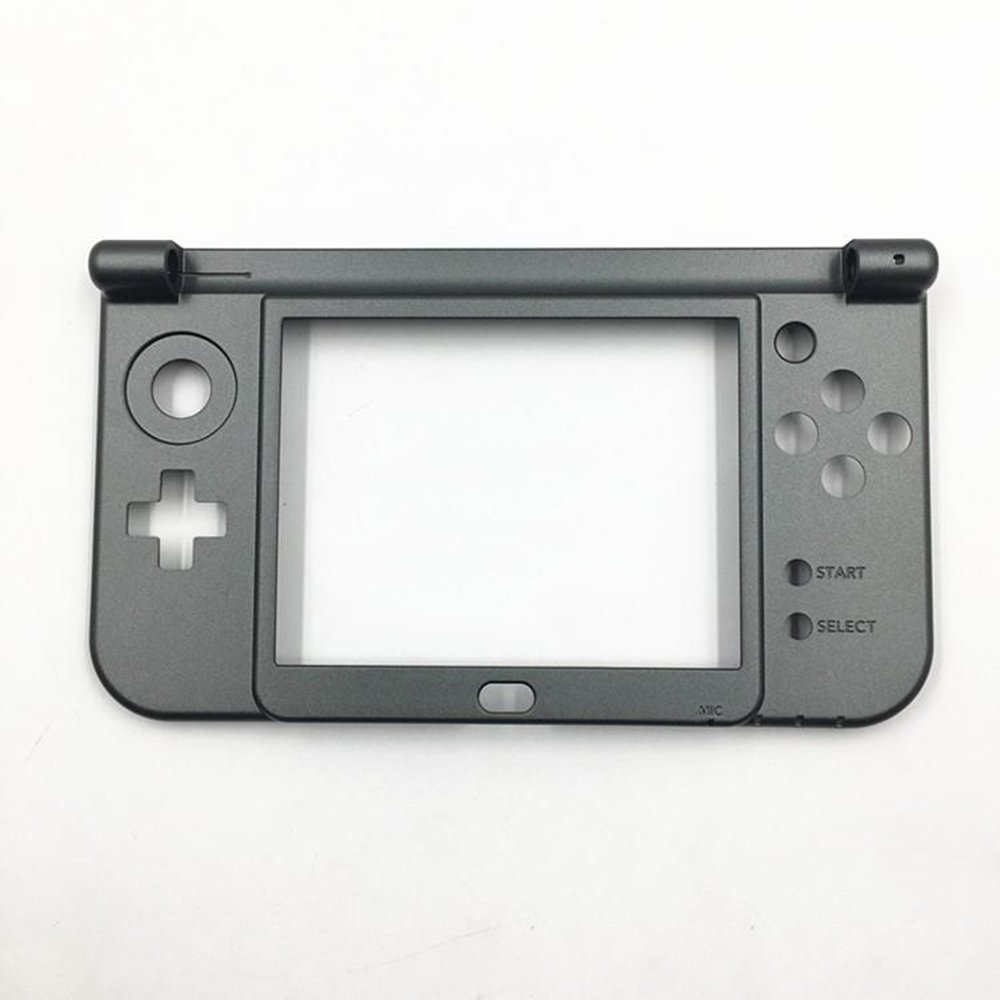 Housing Hinge Bottom Middle Frame Cover Shell Case for Nintendo New 3DS XL LL 2015 Verison Replacement - Gray