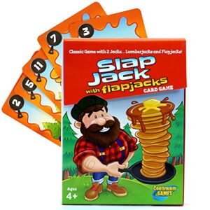 continuum games slap jack flap jacks card game - kids age 4 & up