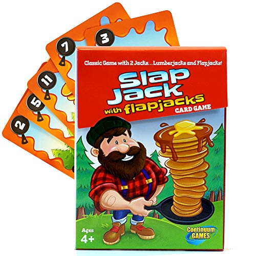 Continuum Games Slap Jack Flap Jacks Card Game - Kids Age 4 & Up