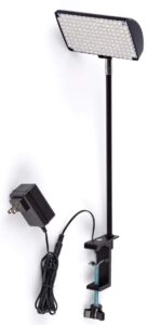 displays2go, trade show booth clamp spotlights, aluminum, abs plastic, and iron construction – black finish (led12w01bk)