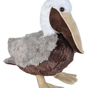 Wild Republic Brown Pelican Plush, Stuffed Animal, Plush Toy, Gifts for Kids, Cuddlekins 15 inches