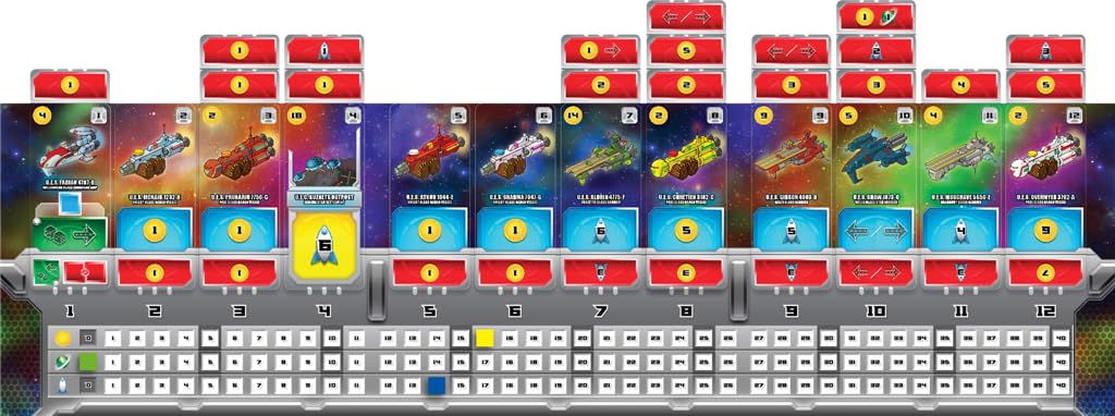 AEG Space Base | Space Exploration Engine Building Interactive Family Dice Game | Blend of Strategy & Luck | Easy to Learn | 2-5 Players | Ages 10+