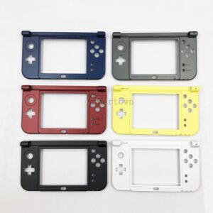 Housing Hinge Bottom Middle Frame Cover Shell Case for Nintendo New 3DS XL LL 2015 Verison Replacement - White