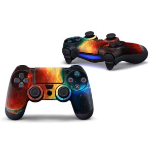 UUShop 4PCS Vinyl Skin Sticker Decal Cover for Playstation4 PS4 Controller - Four Pack Starry Sky