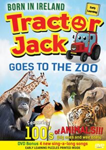 tractor jack (goes to the zoo) (dvd) (2017) (kids) (learning) (educational) (knowledge) (letters) (numbers) (zoo) (animals)