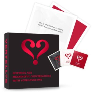 Vertellis Relationship Edition Couples Games - 2 Player Couples Card Games - Meaningful Conversation Starters Card Games for Couples - Fun Games for Couples - Romantic Couple Gifts