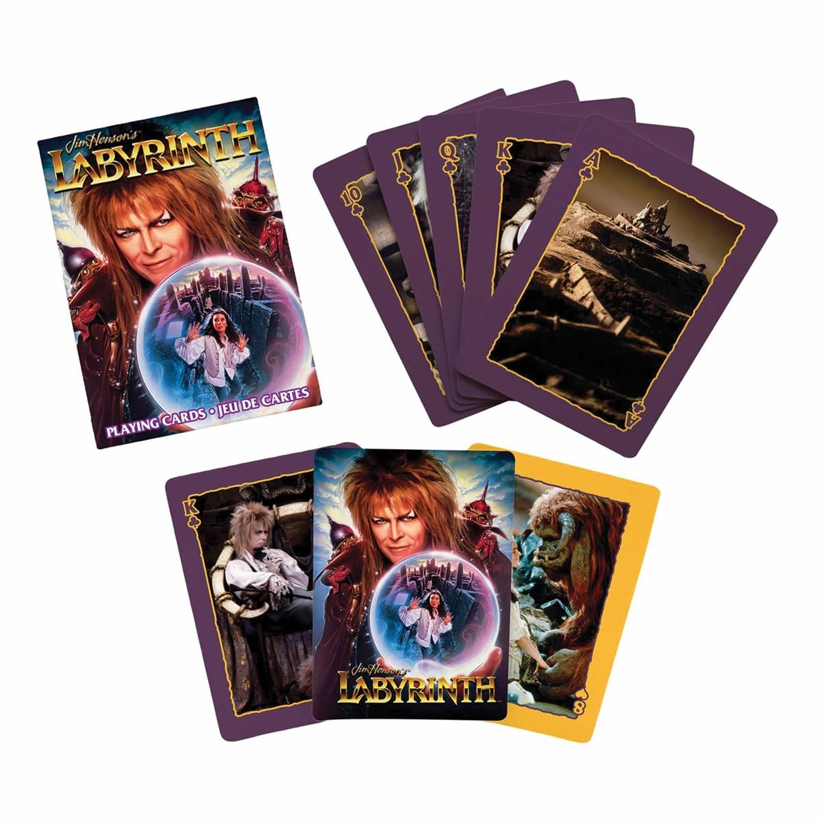 AQUARIUS Labyrinth Playing Cards - Labyrinth Themed Deck of Cards for Your Favorite Card Games - Officially Licensed Labyrinth Merchandise & Collectibles