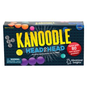 Educational Insights Kanoodle Head-to-Head Puzzle for 2 Players - Brain Teaser Game for Kids, Teens and Adults, Puzzle Games for Kids Ages 7+