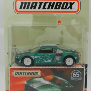 Matchbox Globe Travelers Green Audi R8 65TH Anniversary