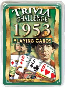 flickback media, inc. 1953 trivia playing cards: great 70th birthday