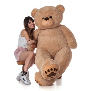 giant teddy brand - 6ft premium quality giant stuffed teddy bear stuffed animal