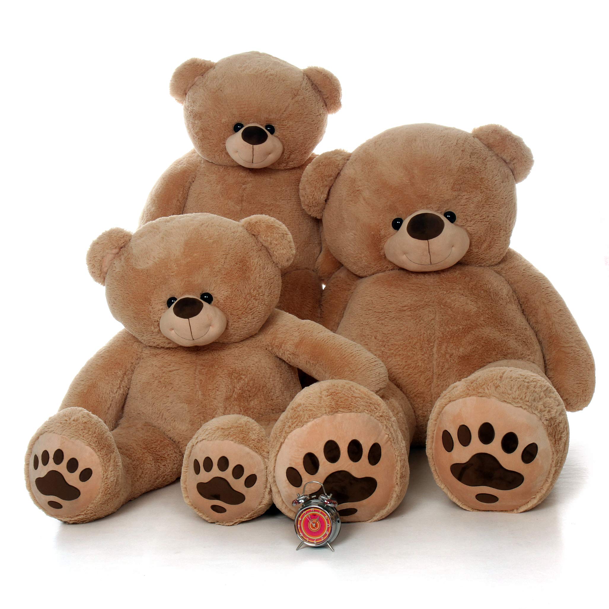 Giant Teddy Brand - Premium Quality Giant Stuffed Teddy Bear (Amber Tan, 7 Foot)