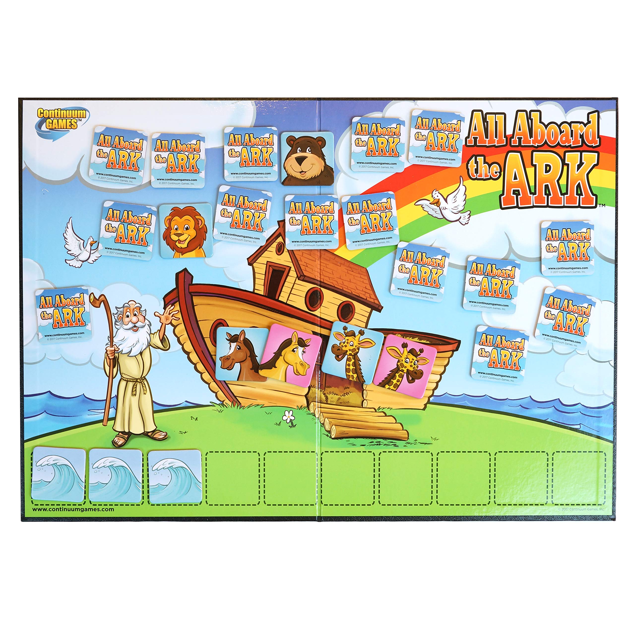 Continuum Games - All Aboard the Ark Board and Matching Game - Kids Ages 4 and Up