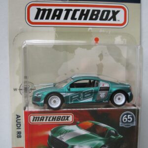 Matchbox Globe Travelers Green Audi R8 65TH Anniversary