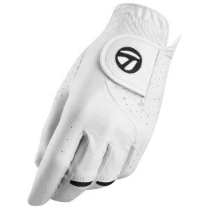 taylormade golf stratus tech women's glove (white, left hand, medium), white(medium, worn on left hand)