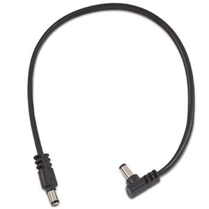 rockboard power supply cable black 30 cm / 11.81" angled/straight