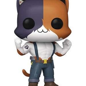 Funko Pop! Games: Fortnite - Meowscles (Bundled with Pop Box Protector Case)