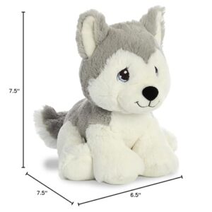 Aurora® Inspirational Precious Moments™ Malakai Wolf Stuffed Animal - Cherished Memories - Enduring Comfort - Gray 8.5 Inches